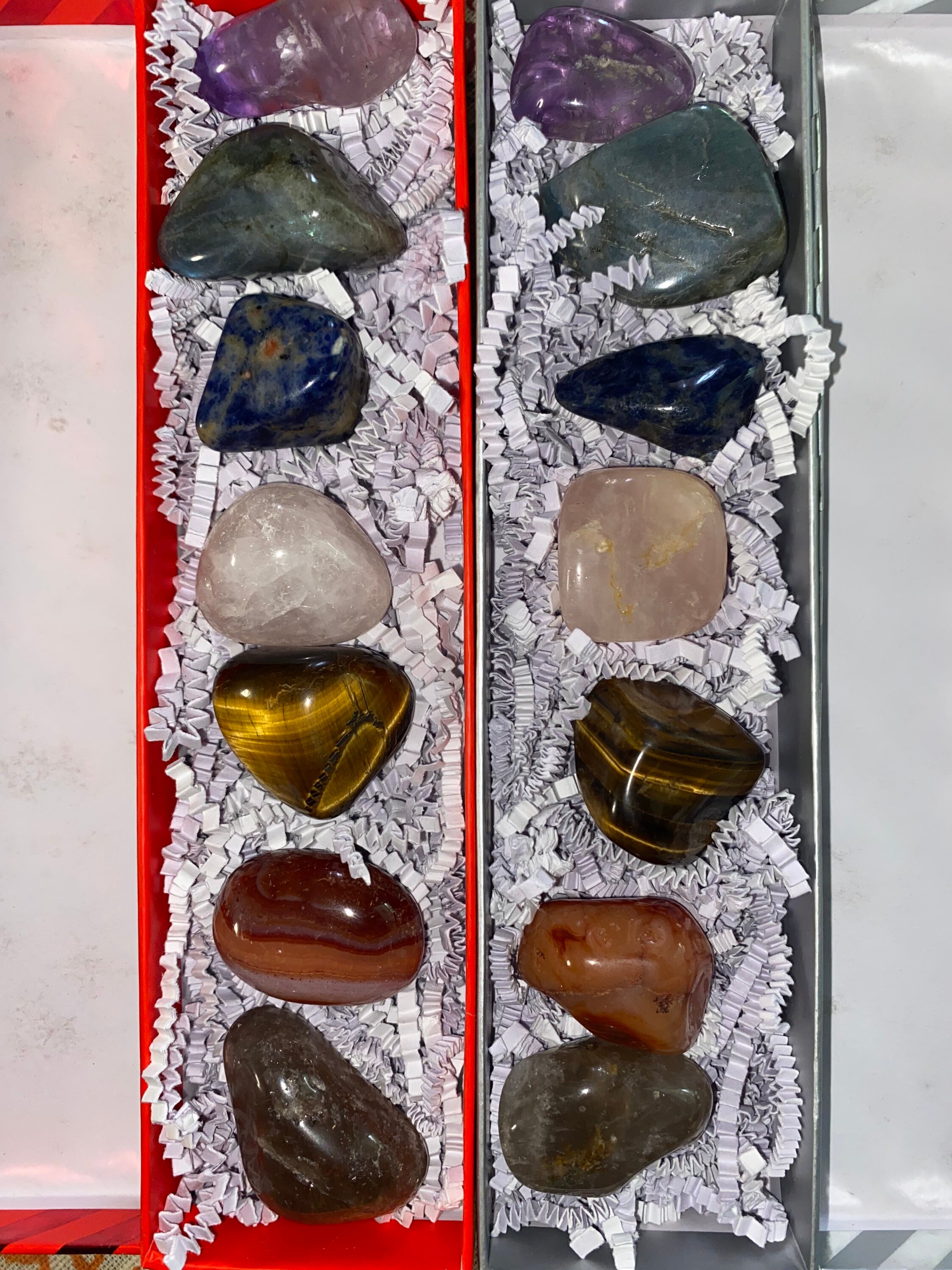 7 Chakra Crystal Set - Etsy