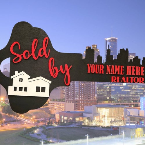 Custom Realtor Key Sign Wood Key Sign Sold Home Key Sign - Etsy