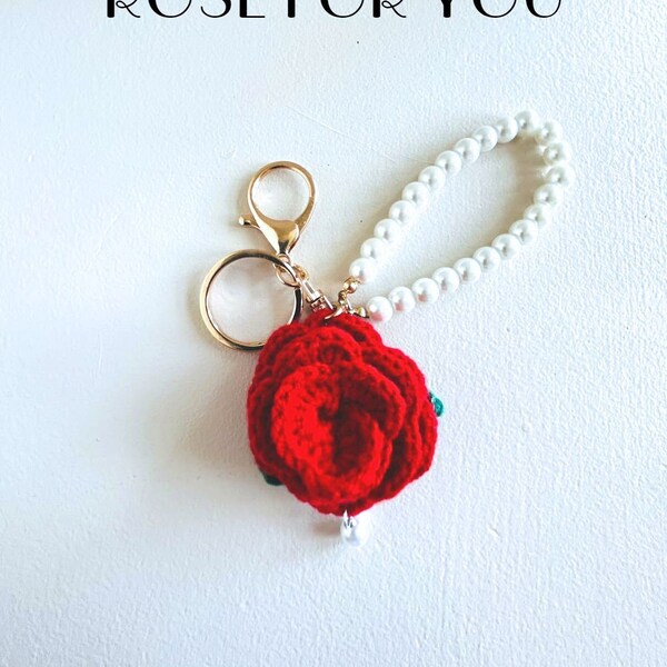 Crochet Rose - Etsy