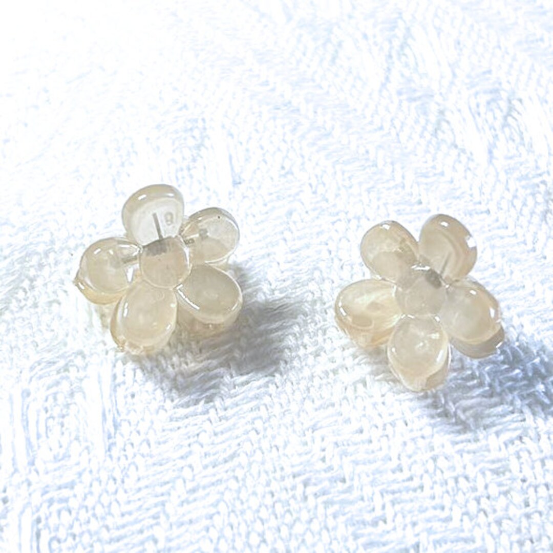Mini Hair Claw/2 Pcs/flower Hair Claw/cute Hair Claw/hair Clip/diy Hair ...