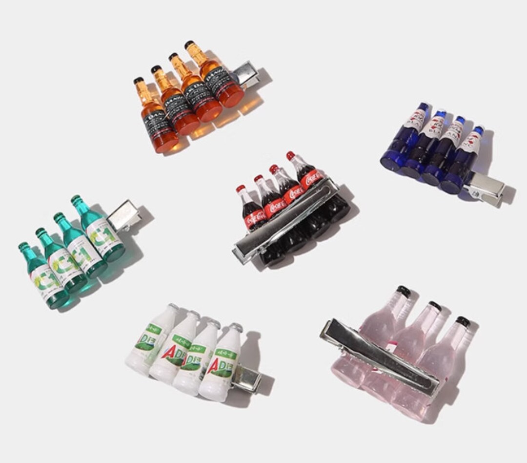 Vodka Hair Clip Coca-cola Hair Clip Cute Hair Barrette Hair Accessories ...