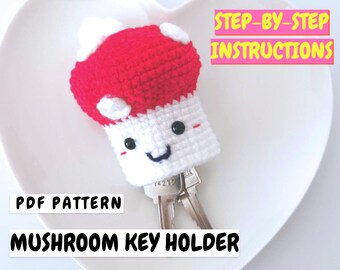 Crochet Key Holder Pattern - Etsy