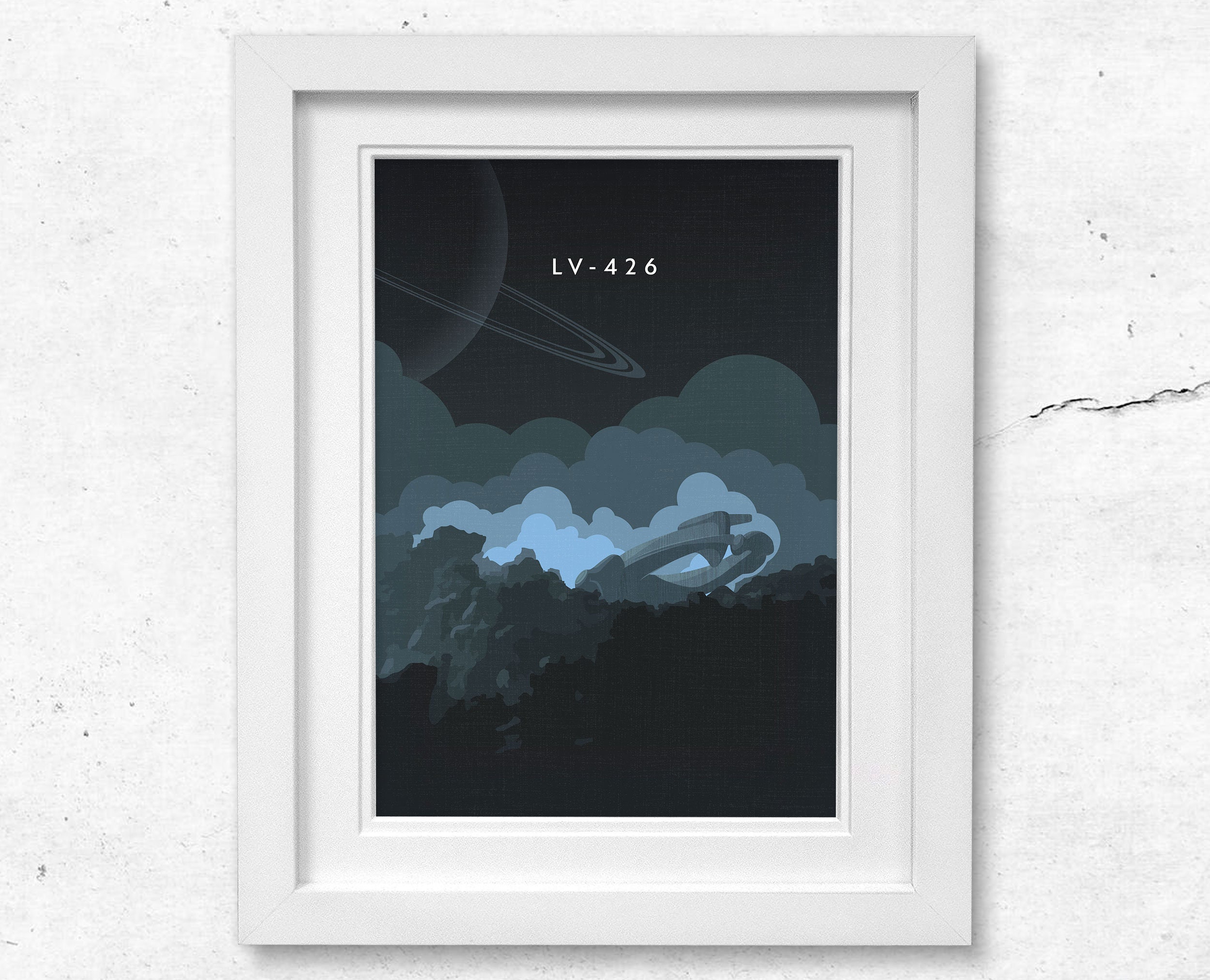 Alien LV-426 Vintage Poster - Etsy