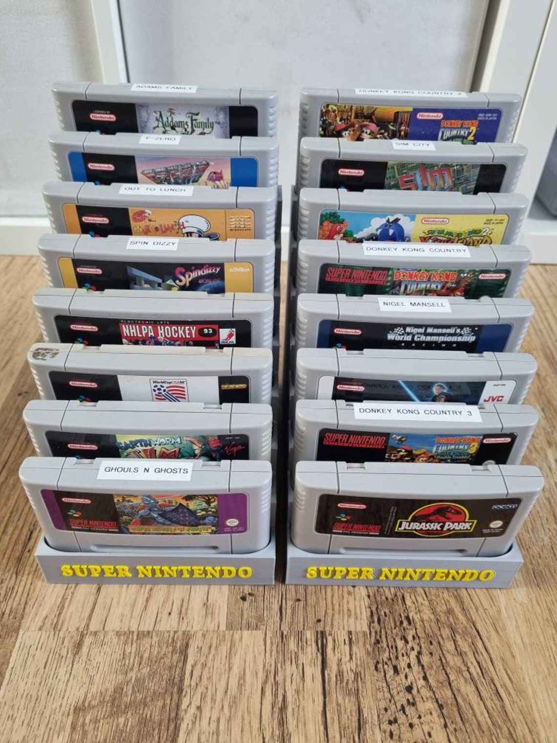 SNES Super Nintendo Display Game Stand | Etsy