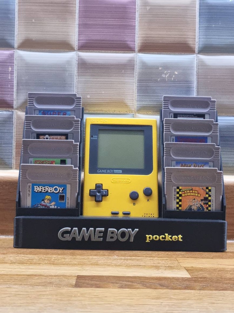 Gameboy Pocket Holder for Console and Games - Etsy