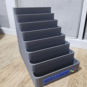 SNES Super Nintendo Display Game Stand - Etsy