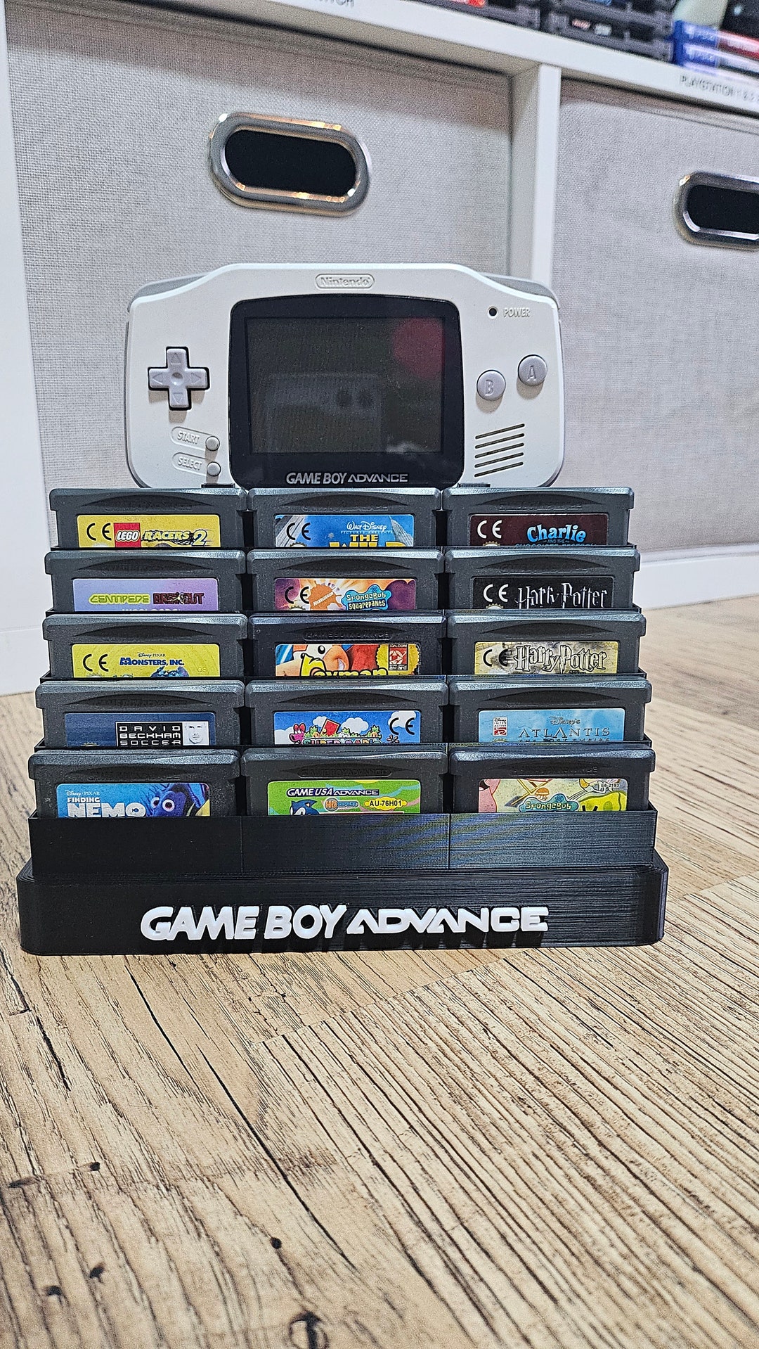 GBA Stand Gameboy Advance GBA Console and Game Holder Display Protector ...