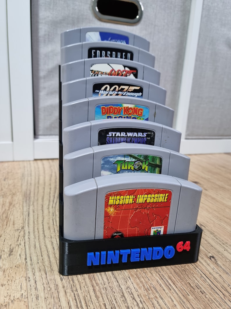 Nintendo 64 N64 Game Display Stand - Etsy