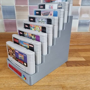 SNES Super Nintendo Display Game Stand - Etsy