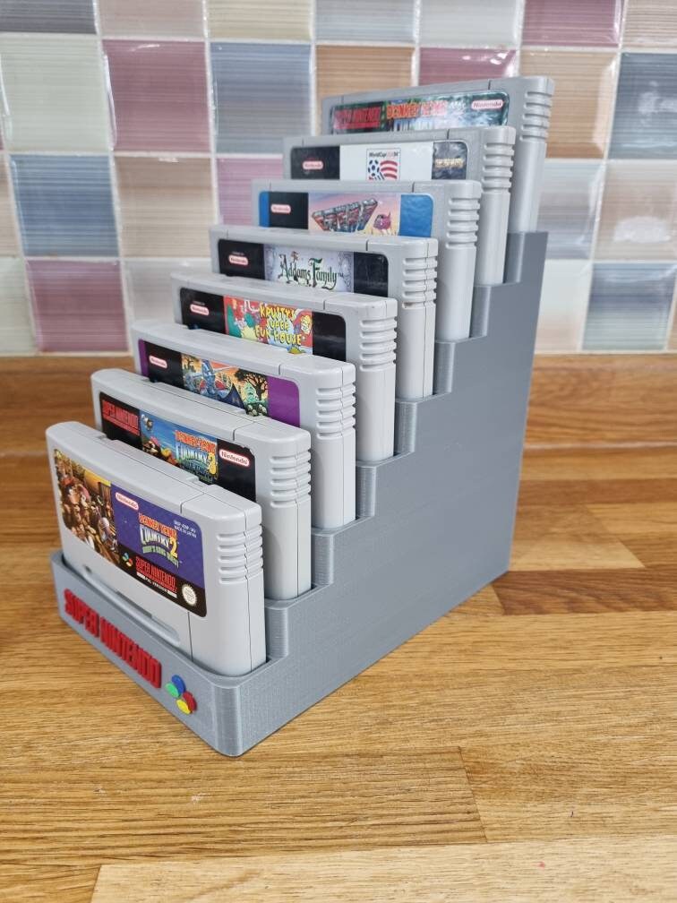 SNES Super Nintendo Display Game Stand - Etsy UK