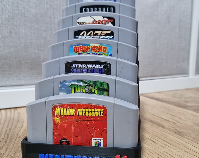 Nintendo 64 N64 Game Display Stand - Etsy