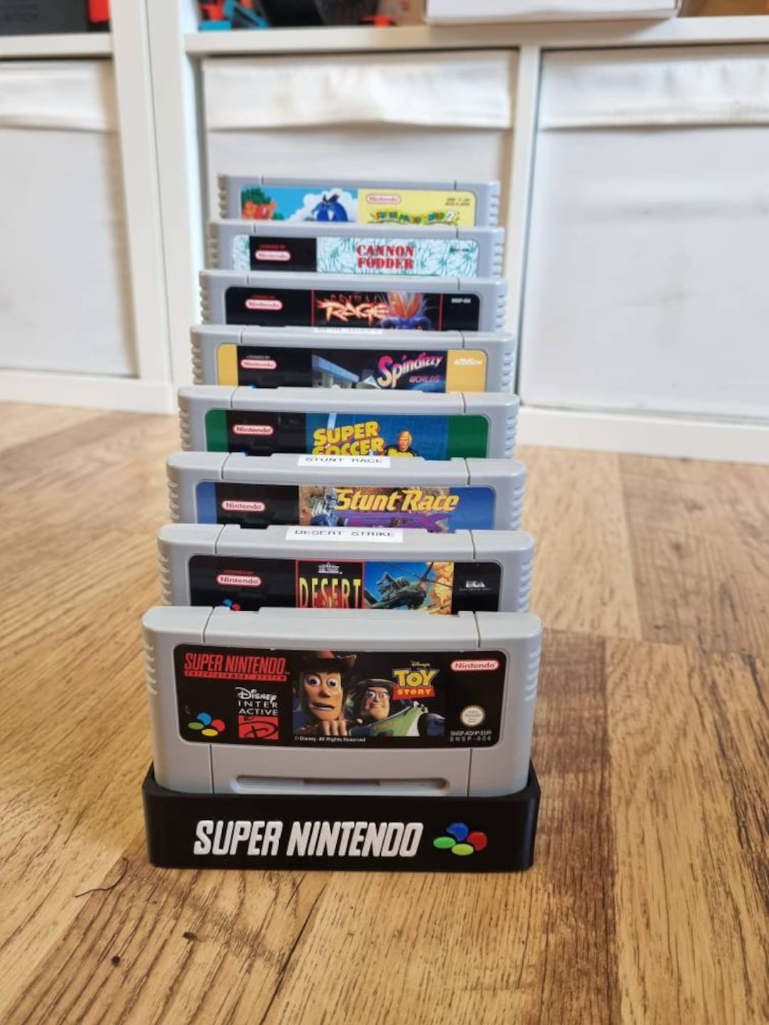 SNES Super Nintendo Display Game Stand - Etsy