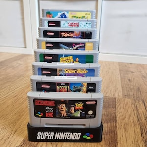 SNES Super Nintendo Display Game Stand - Etsy