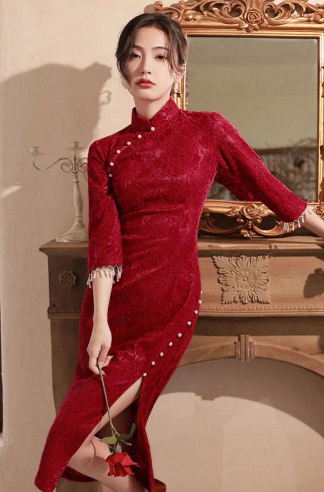 Elegant Traditional Chinese Dress, Chinese Cheongsam Dress, Ball Gowns ...