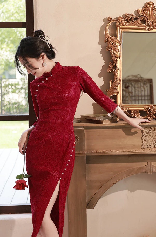 Elegant Traditional Chinese Dress, Chinese Cheongsam Dress, Ball Gowns ...