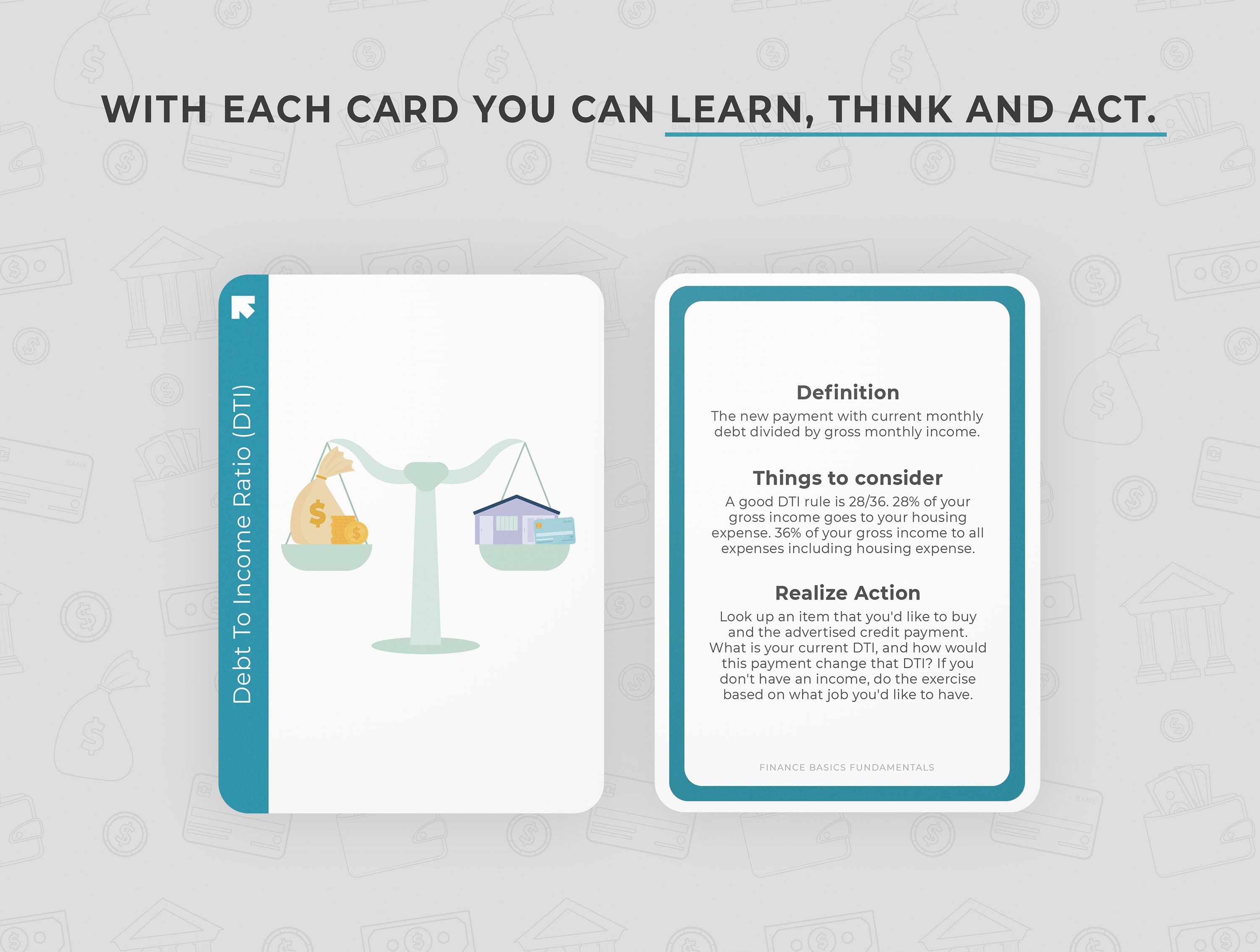 Realize Now Finance Basics Flashcards – Financial Flashcard 40-card ...