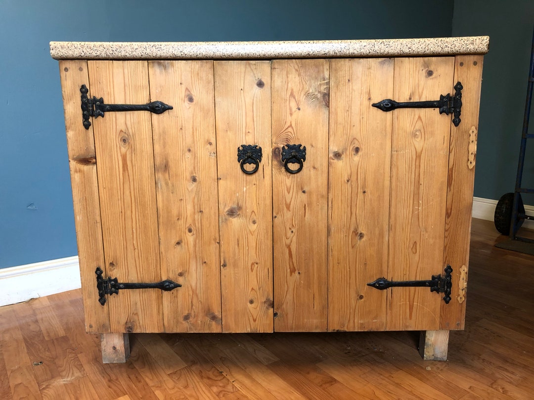 Pine Cupboard, Rustic Pine Kitchen Cupboard - Etsy UK