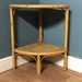 Vintage Bamboo Corner Shelf - Etsy UK
