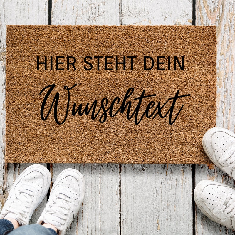 Personalisierte fußmatte - Etsy.de