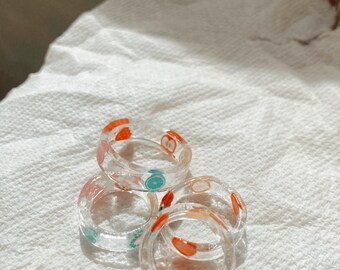 Resin Fruit Rings - Etsy