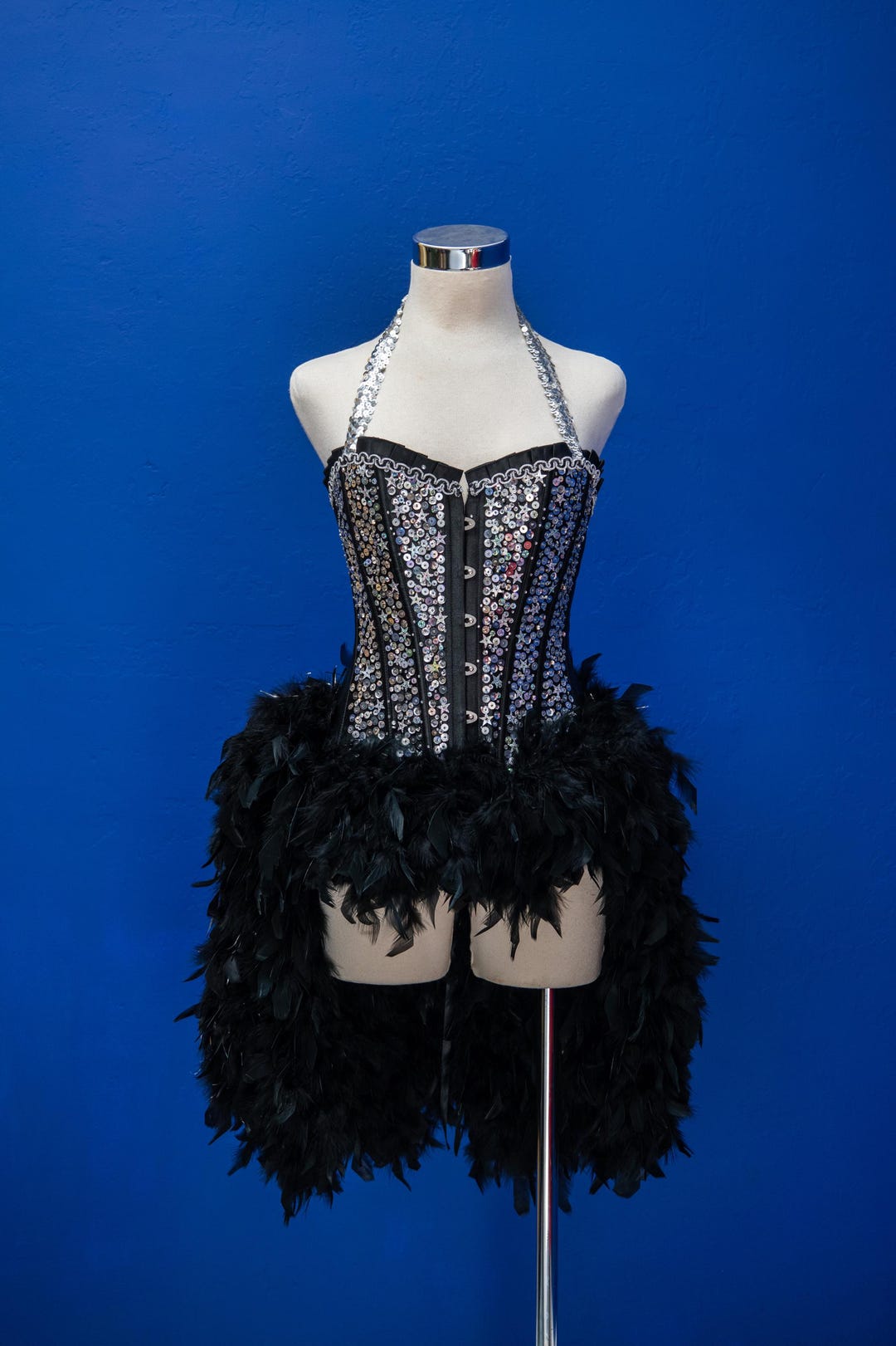 Vintage Burlesque Outfit | Showgirl Corset Dress | Moulin Rouge Costume ...