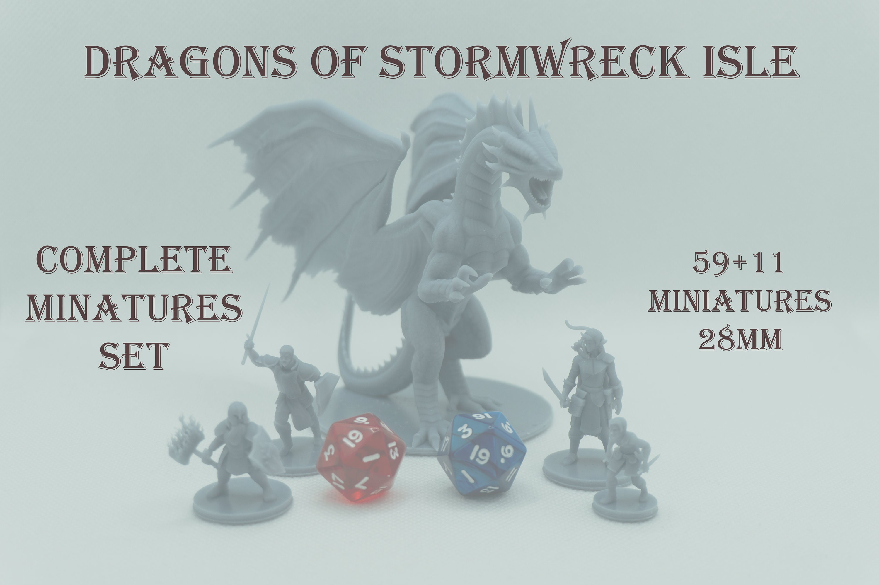 D&D Dragons of Stormwreck Isle Complete Miniatures Set 28 Mm (59+11 Miniatures) - Etsy