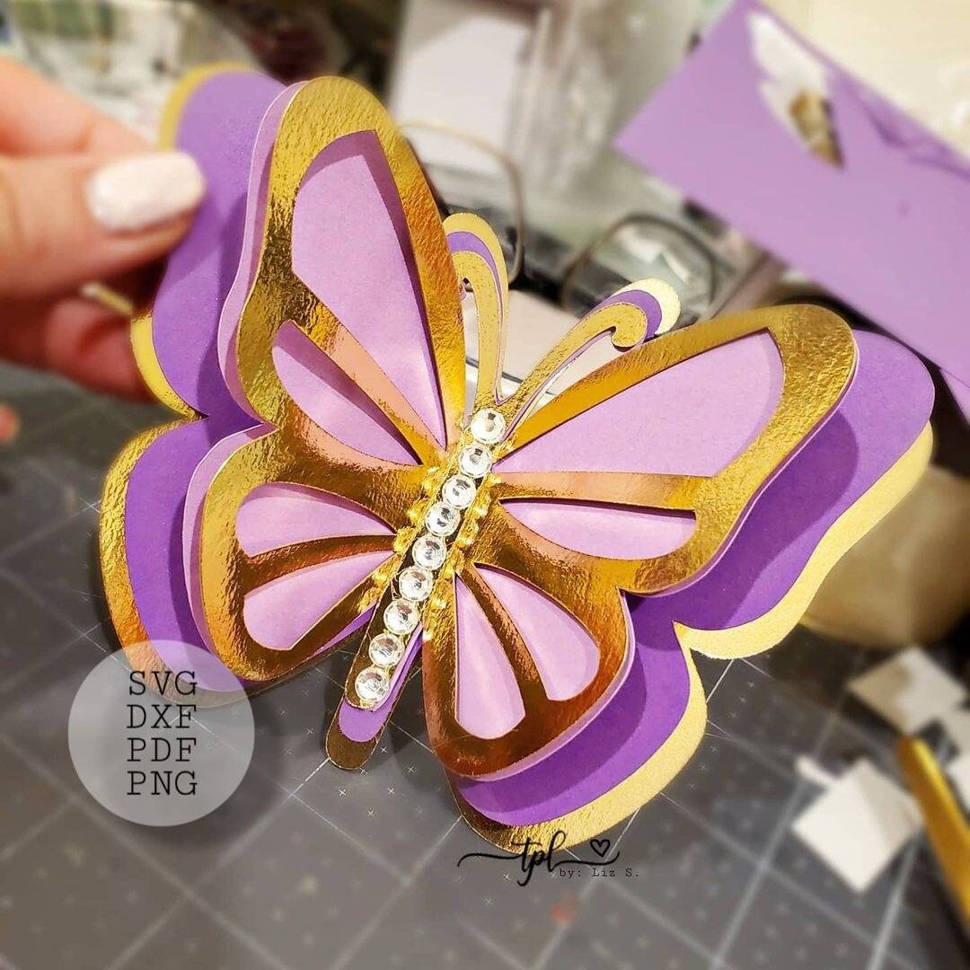 Svg/dxf/png/pdf Butterfly FILE - Etsy