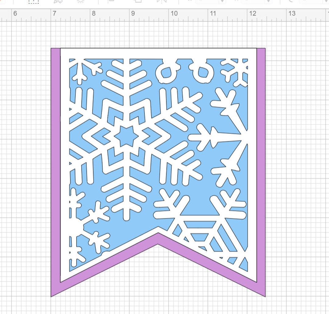 Snow Flake Banner - Etsy