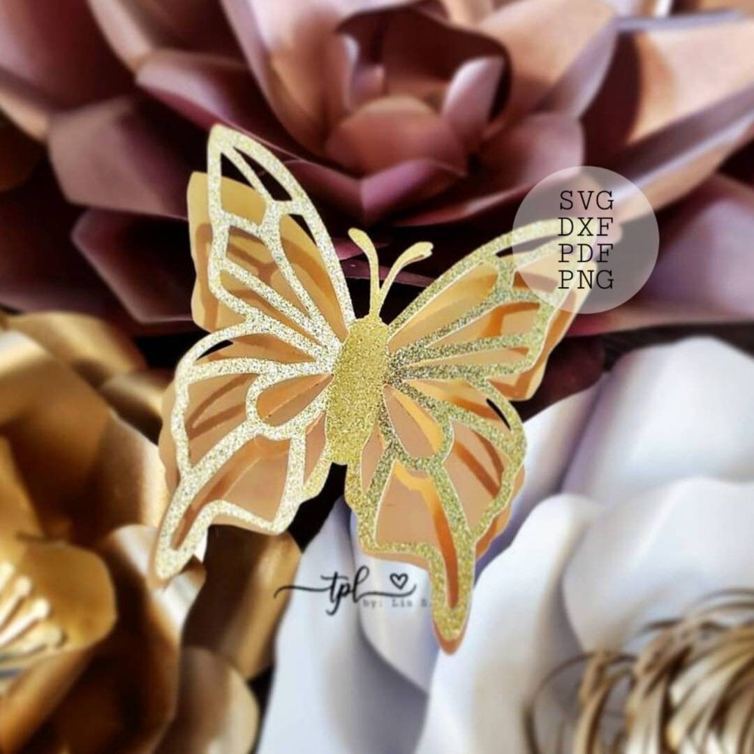 Svg/dxf/png/pdf Butterfly FILE - Etsy