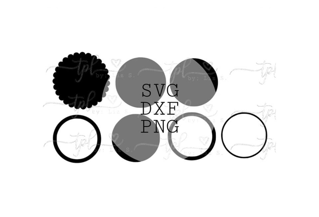 Circular Svg/dxf/png Shaker Pendant Cutting File - Etsy