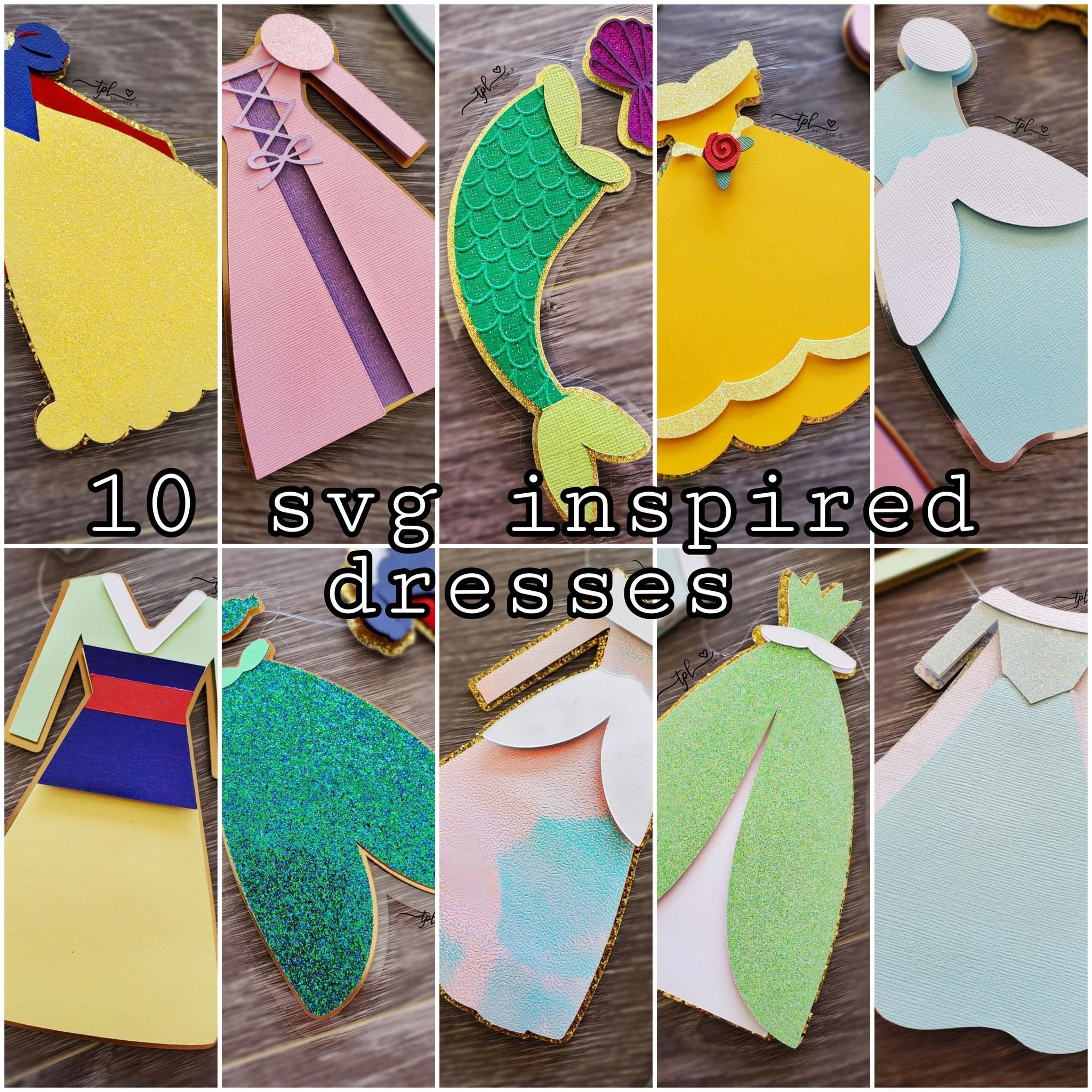 Princess Dress Package Svg Only - Etsy