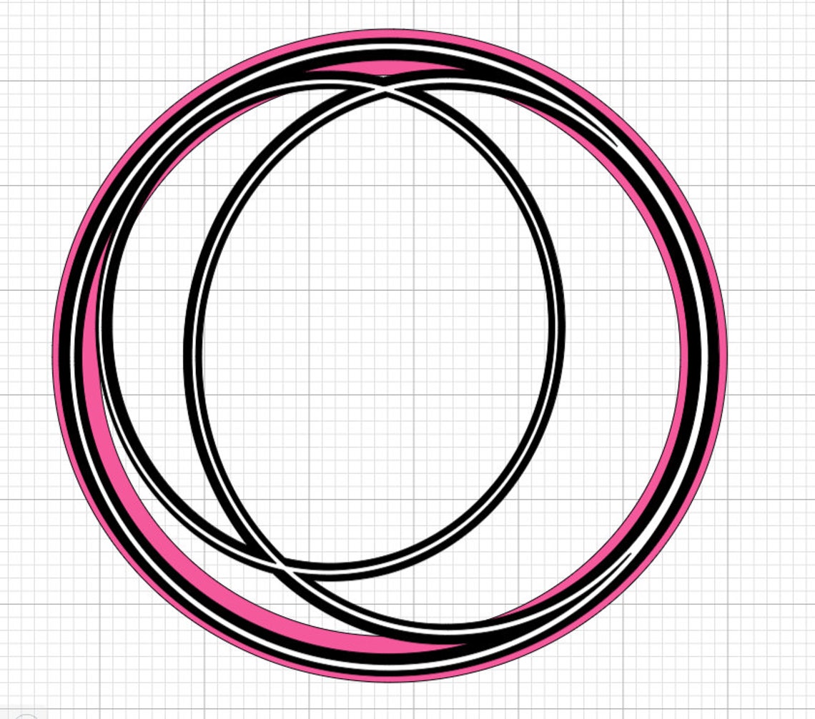 3 Way Border Svg/dxf/png/pdf Files - Etsy