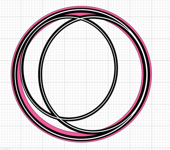 3 Way Border Svg/dxf/png/pdf Files - Etsy