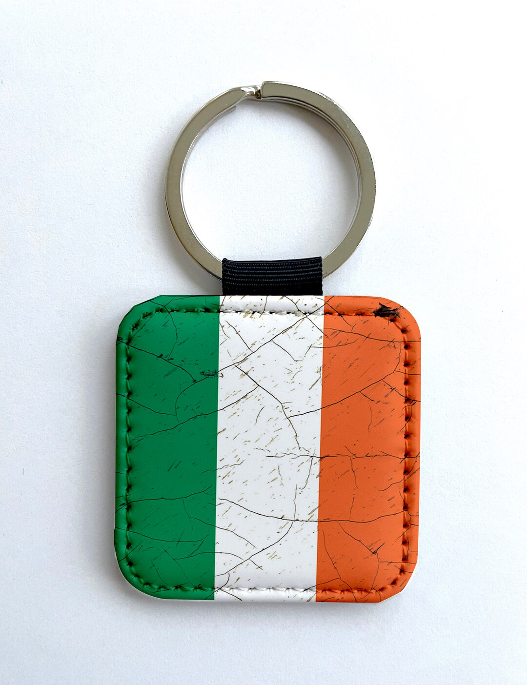 Irish Flag Synthetic Leather Key Ring Tag Decor Dec - Etsy