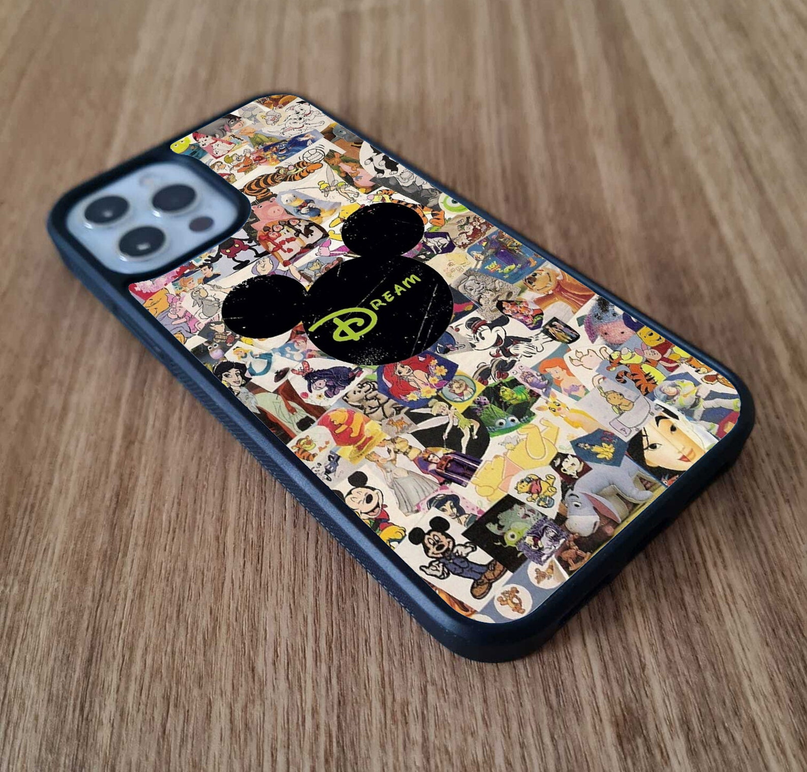 Mickey Mouse Classic Disney Collage Wallpapers Family Stylish | Etsy