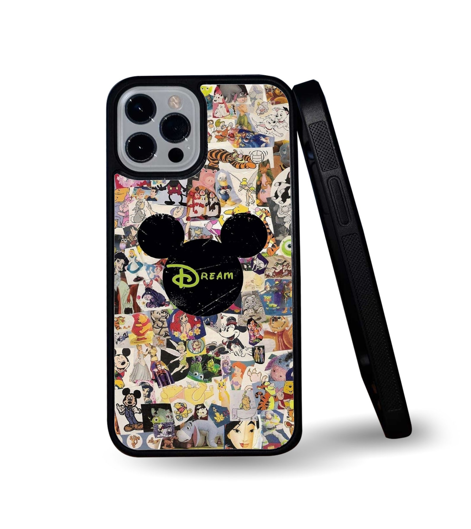 Mickey Mouse Classic Disney Collage Wallpapers Family Stylish | Etsy