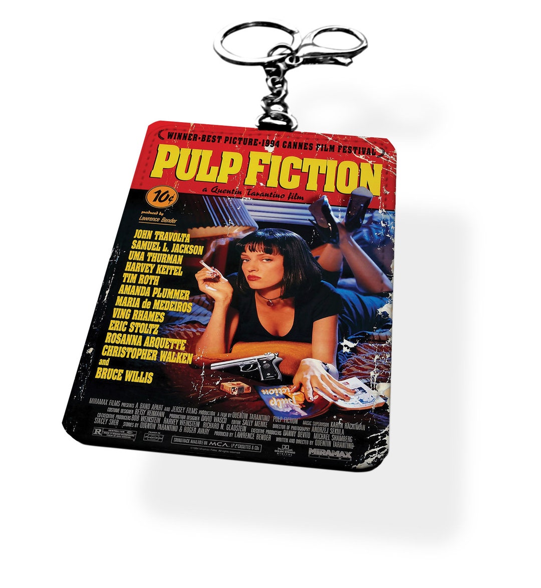 American Cult Crime Thriller Pulp Fiction Synthetic Leather USB Stick ...