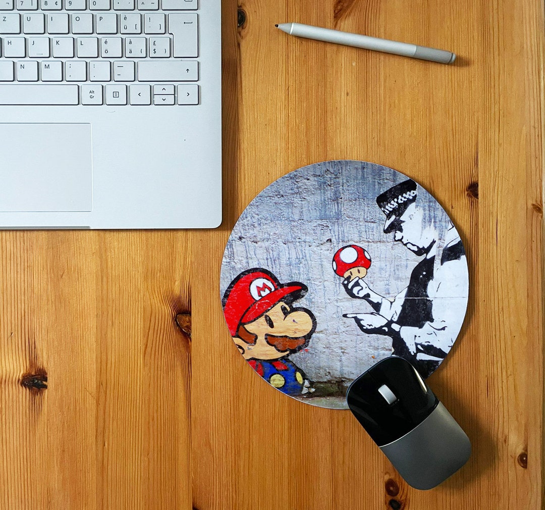 London Police Cop Mario Man Mushroom Funny Graffiti for - Etsy