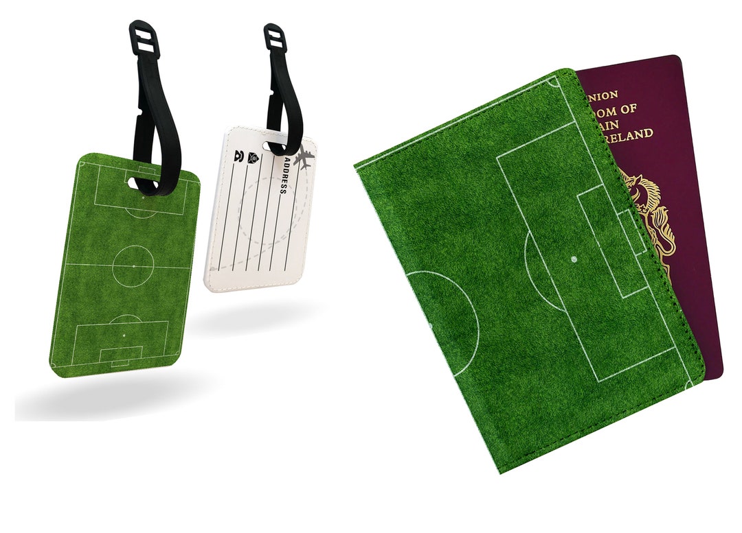 Football Soccer Ground Footy Fan Travel Essential Passport Holder Cover ...