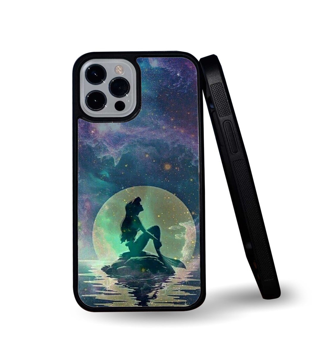 Ariel the Little Mermaid Moon Dark Night Blue Sky Stylish Snapback ...