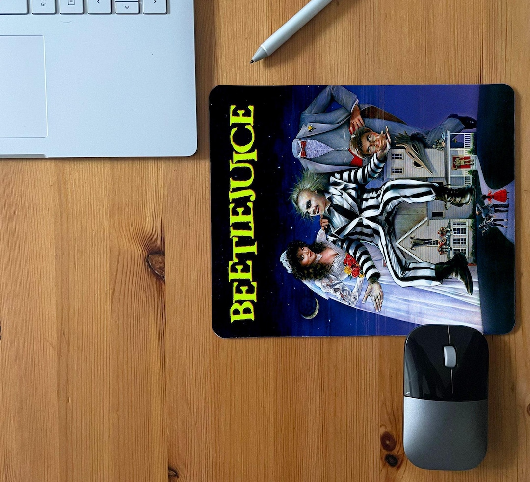 Beetlejuice Recently Deceased Funny Novel Computer PC Laptop Mouse Pad ...