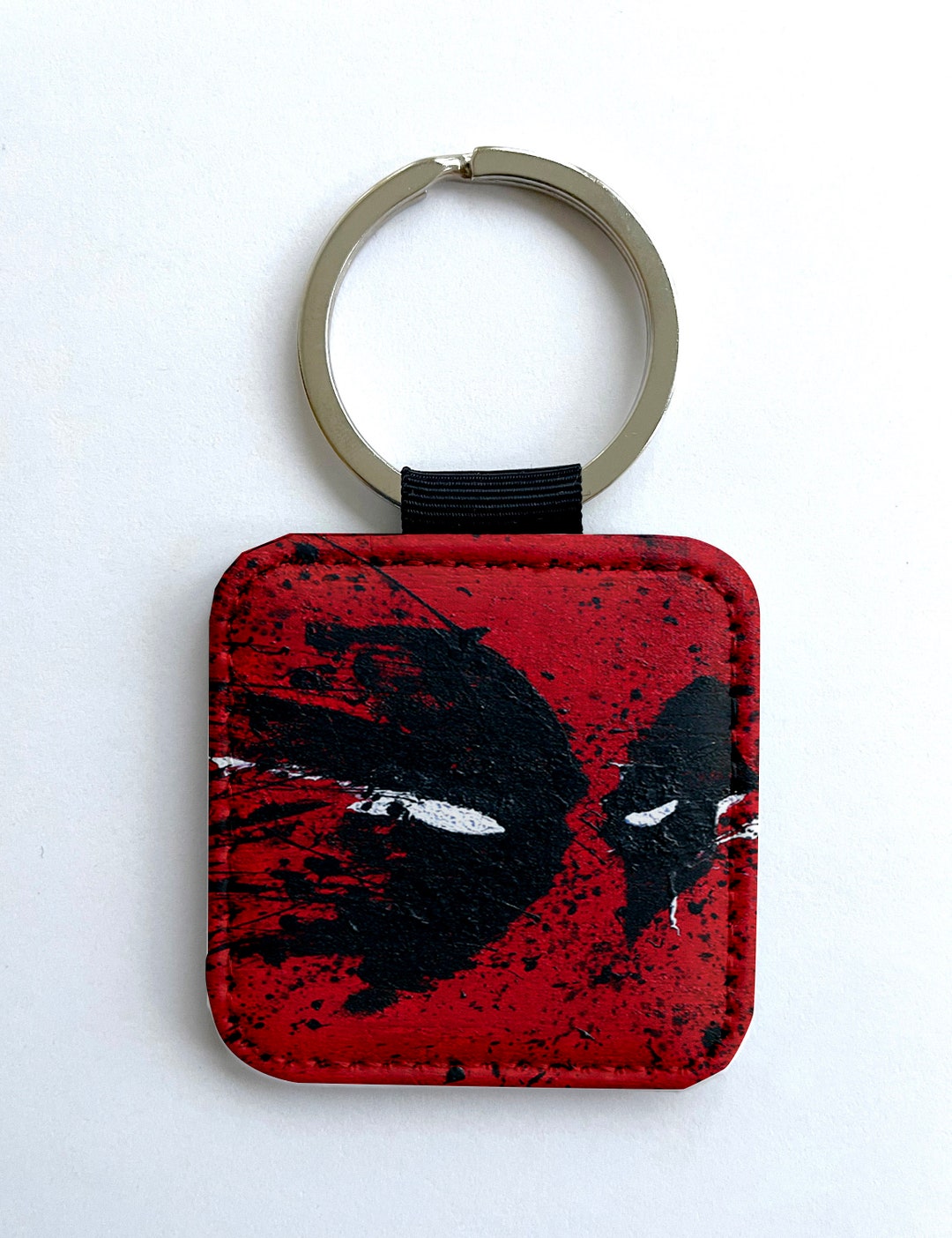 Deadpool Marvel Kick Ass Anti Superhero Funny Synthetic Leather Key ...