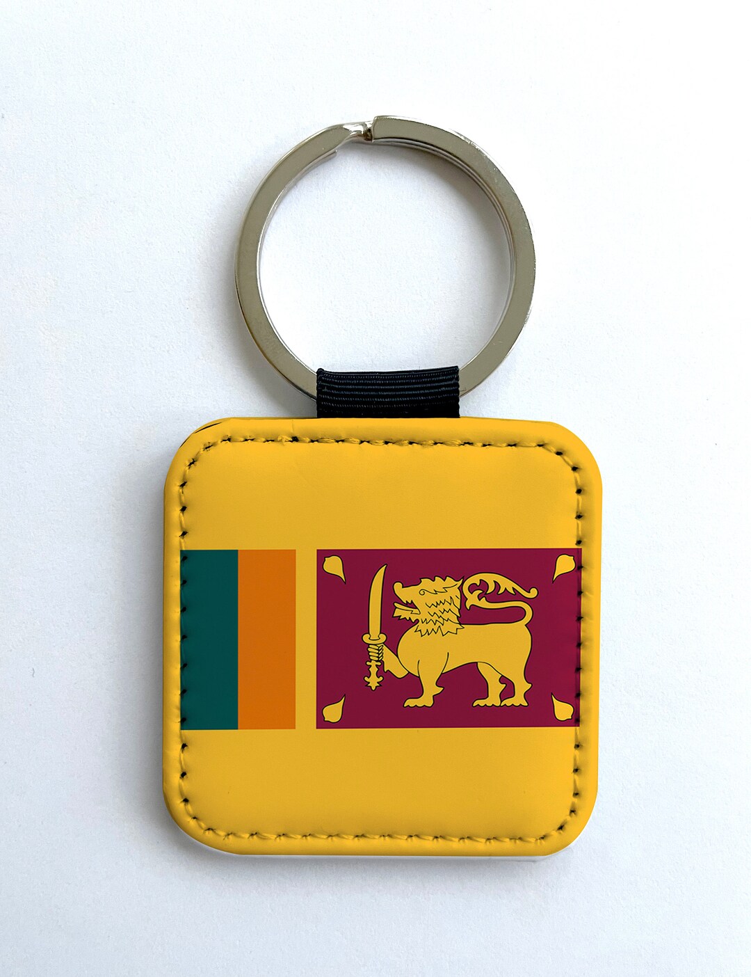 National Flag of Sri Lanka Ceylon Symbol Synthetic Leather Key - Etsy UK