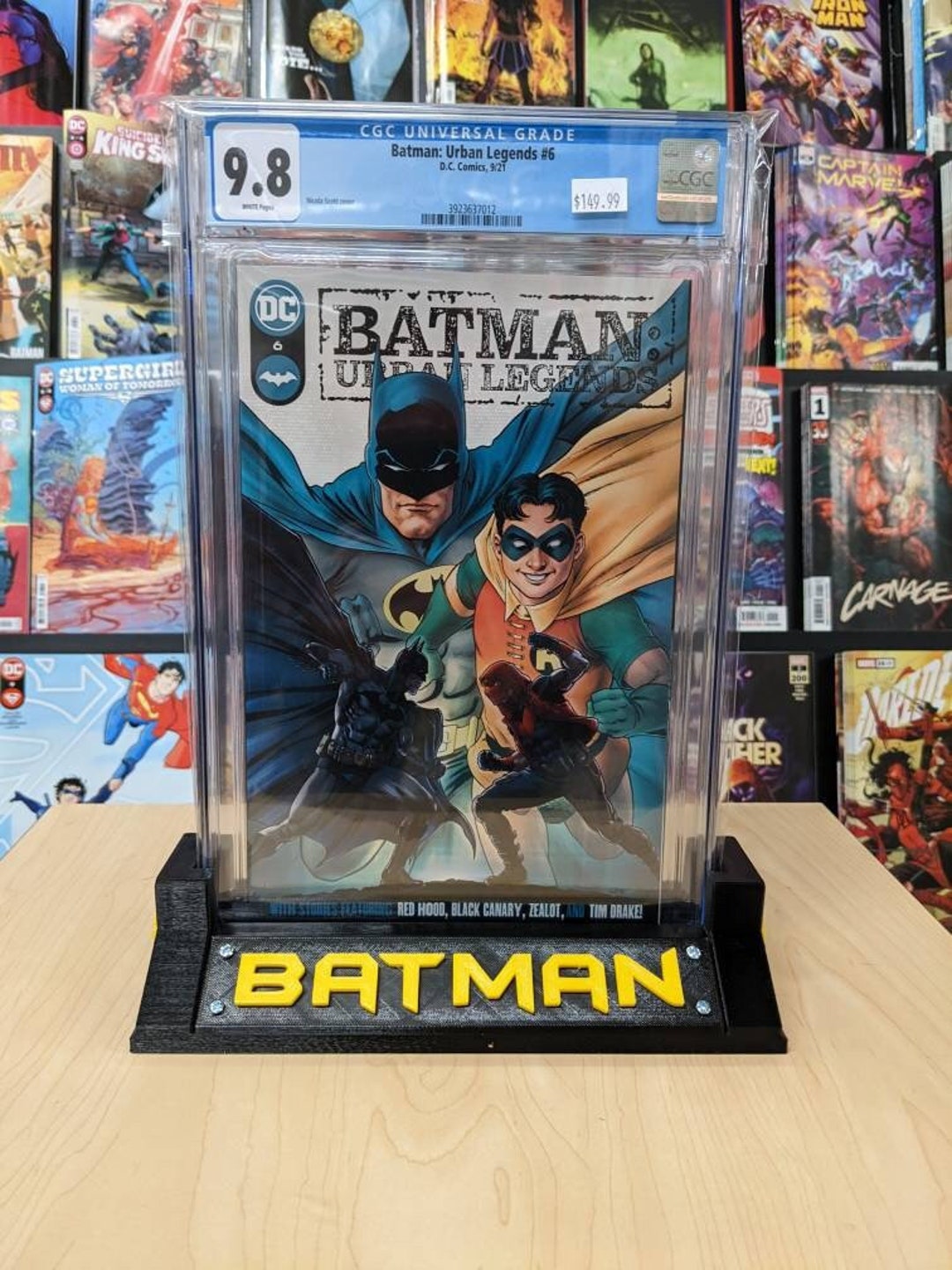 Classic Batman Comic Book Stand - Etsy