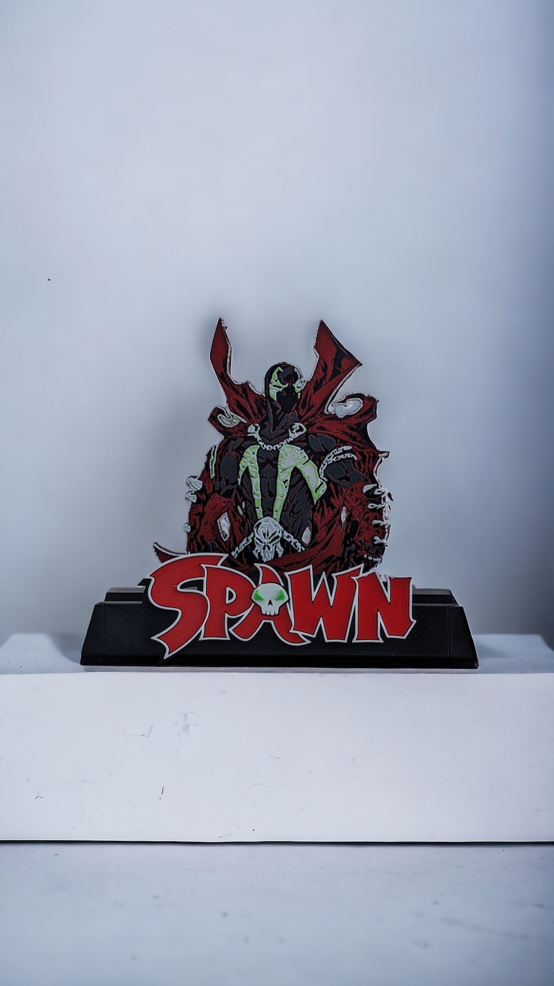 Spawn Comic Book Stand Wall Mountable -LED Friendly - Fits CGC CBCS and ...
