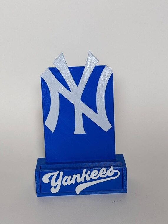 New York Yankees Card Stands Wall Mountable Displays for - Etsy
