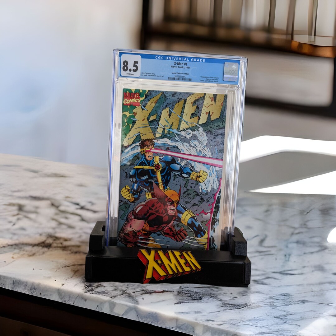 Xmen Comic Book Stand Fits CGC, CBCS, PSX - Etsy
