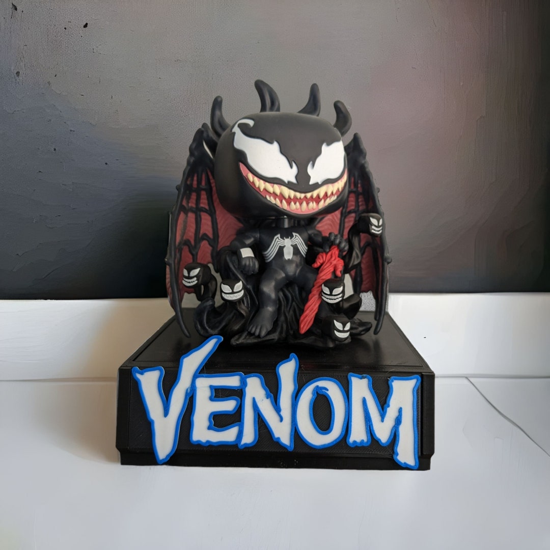 Venom Funko Stand Wall Mountable With Platforms for Open Funko - Etsy