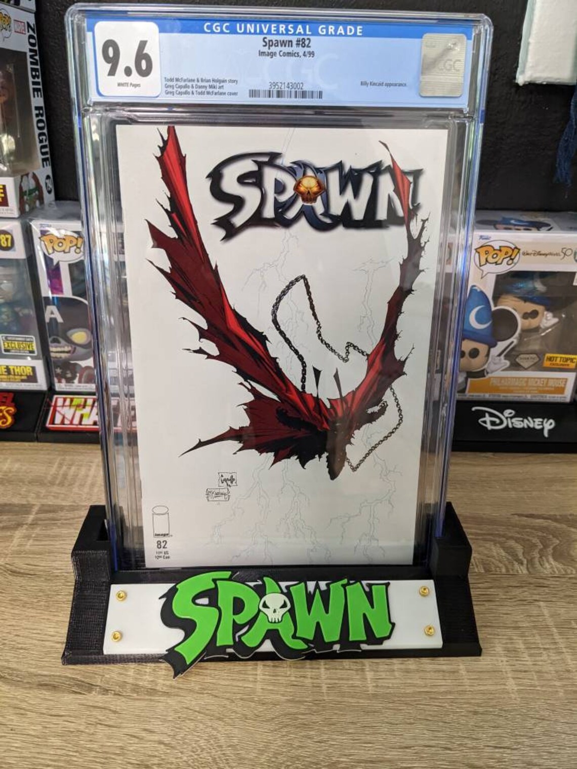 Spawn Comic Book Stand Wall Mountable LED Friendly Fits CGC - Etsy