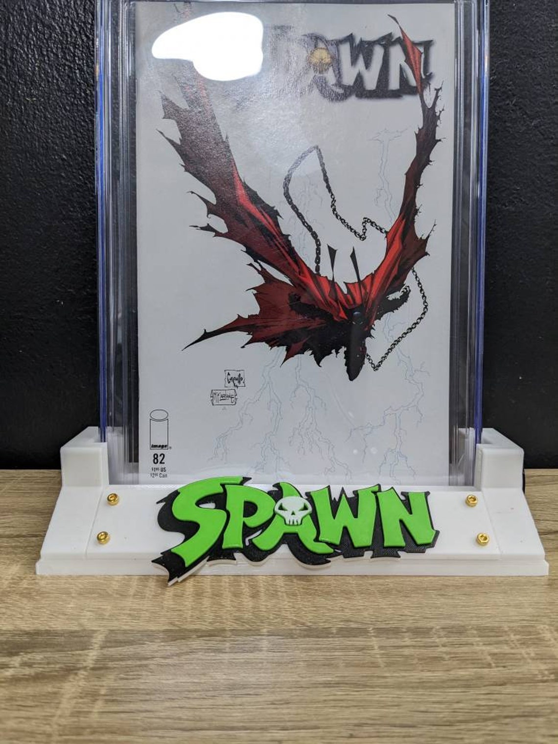Spawn Comic Book Stand Wall Mountable LED Friendly Fits CGC - Etsy